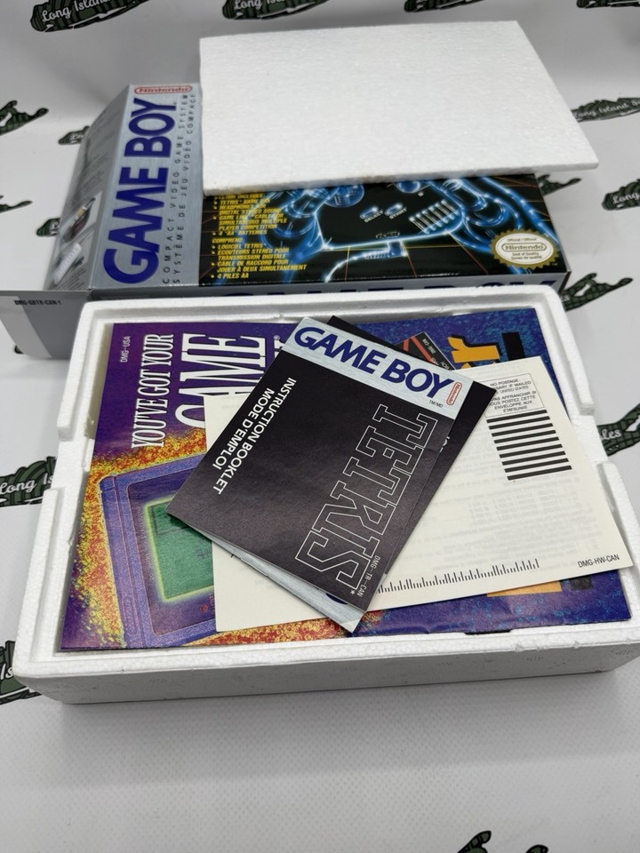 Nintendo Gameboy Original Console CIB Complete In Box Insert & Tetris ...