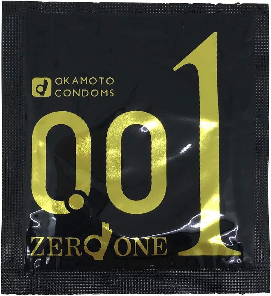 Japan Okamoto 001 0.01 mm Zero One Thinnest Condoms Medium Size 3 ...