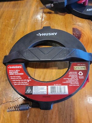 HUSKY 1/4 in. x 20 ft. Encased Sink Cleaner | eBay