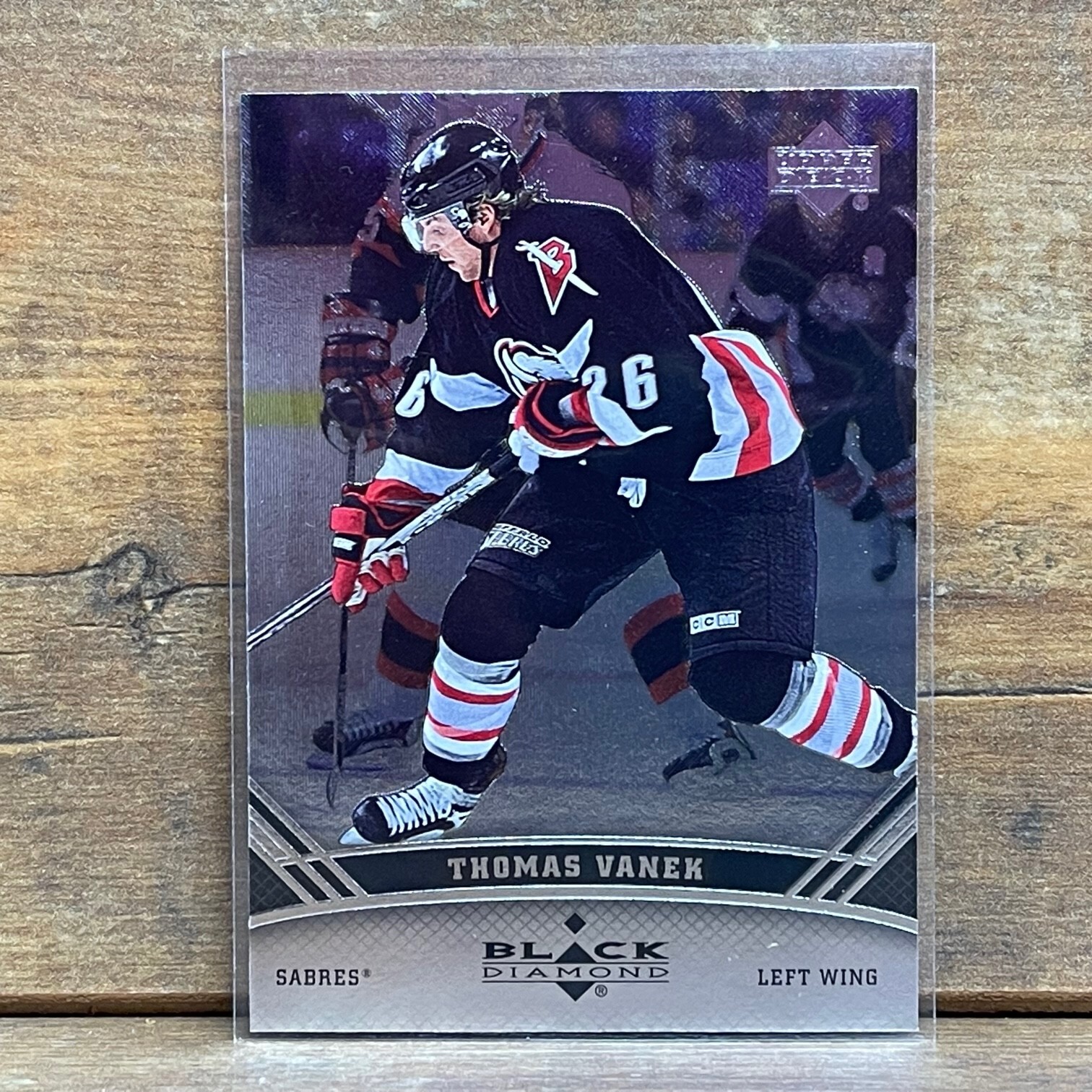2006-07 Upper Deck Black Diamond Hockey Card #12 Thomas Vanek Buffalo ...