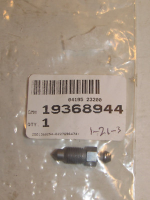 GENUINE OEM GM BRAKE BLEEDER SCREW 19368944 SHIPS OUT NEXT DAY!! | eBay