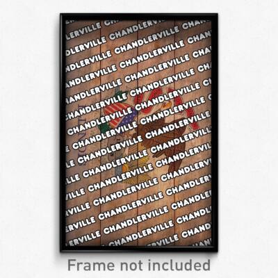 Chandlerville Illinois Poster (IL City Souvenir 11x17 Town Print) | eBay