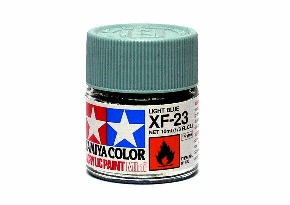 Tamiya 10ml 81723 Acrylic Mini Xf23 Light Blue for sale online | eBay
