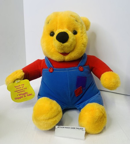 Disney Mattel 1997 Winnie the Pooh 10" Plush Doll I Wiggle Giggle ...