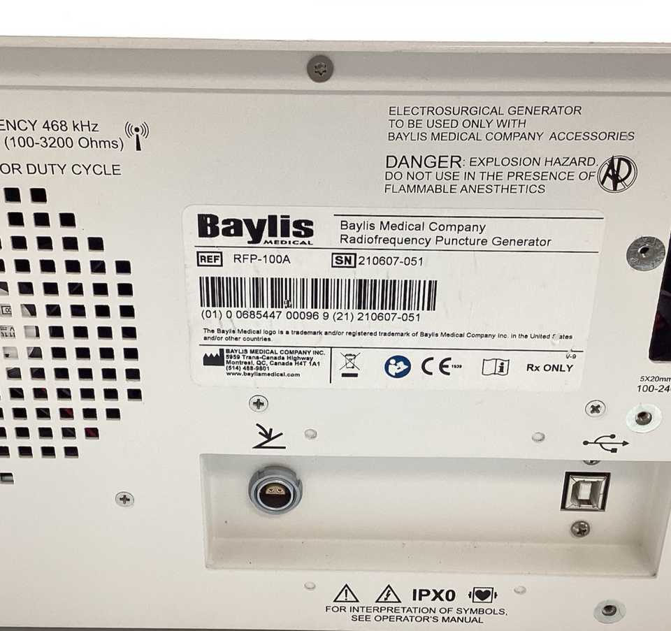Baylis RFP-100A Radiofrequency Generator | eBay