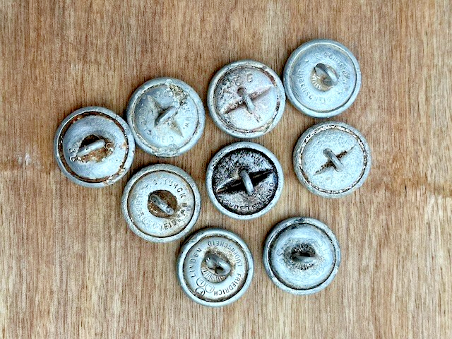 WW2 GERMAN ARMY OR ELITE UNIFORM TUNIC BUTTONS. 9 pcs. ORIG. | eBay