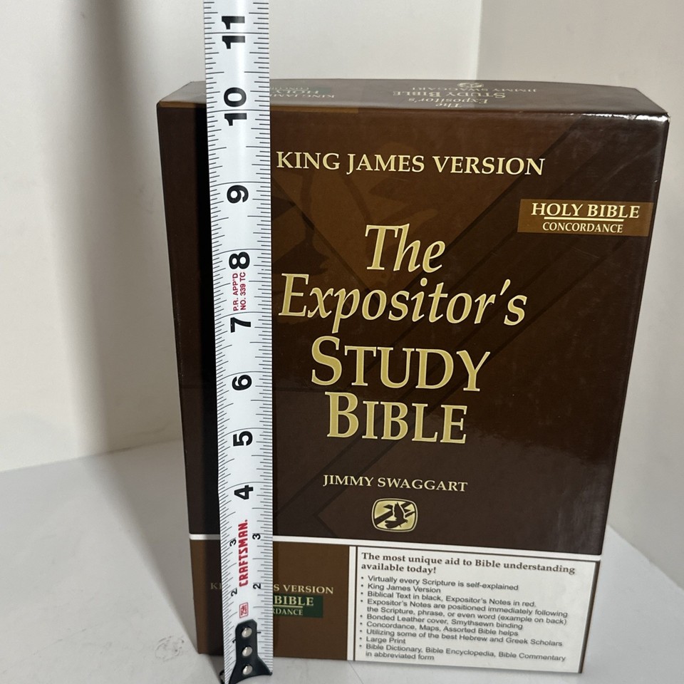 The Expositor's Study Bible KJVersion/Concordance by Jimmy Swaggart NEW ...