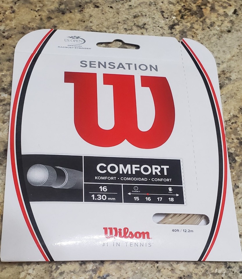 4 Wilson Sensation Comfort 16-gauge string package 40 ft Natural | eBay