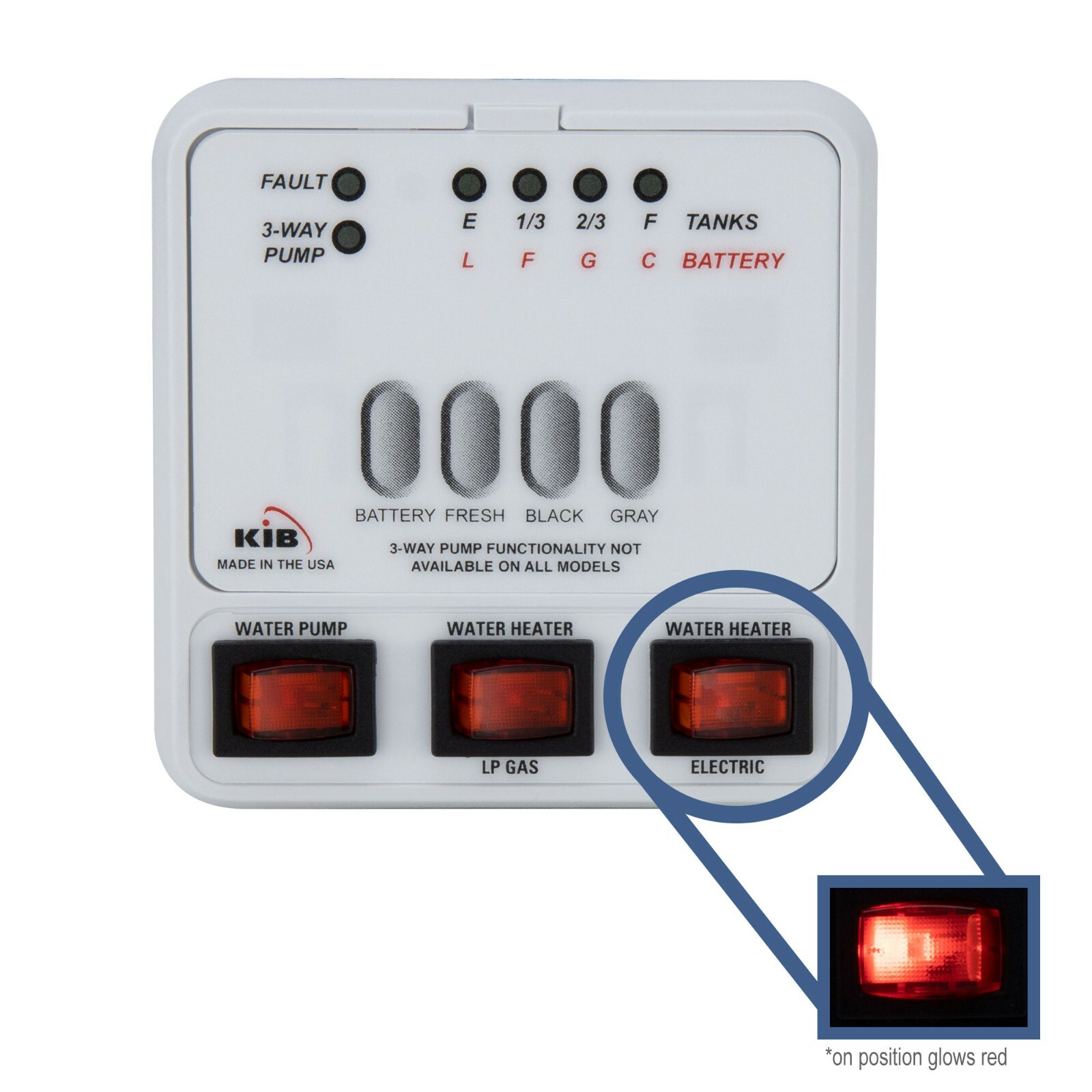 RV Tank Sensor Monitor Panel M23 KiB Replacement Panel Only Level ...