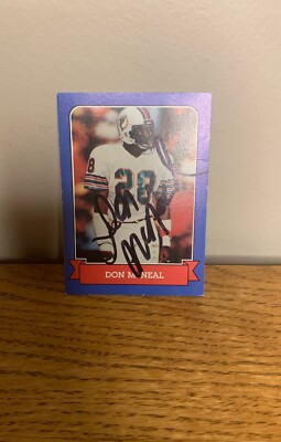 Don McNeal autographed football card Miami dolphins signed NFL | eBay