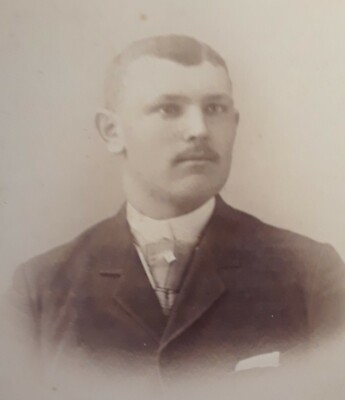 Vintage Cabinet Card Photo Man Silver Goatee -Tie Suit by Sainsbury ...