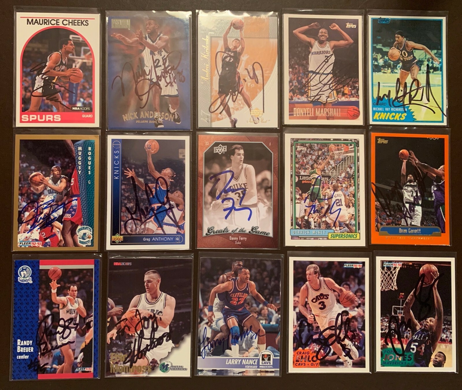 NICK ANDERSON Orlando Magic 1997-98 Hoops SIGNED / AUTOGRAPH Basketball ...