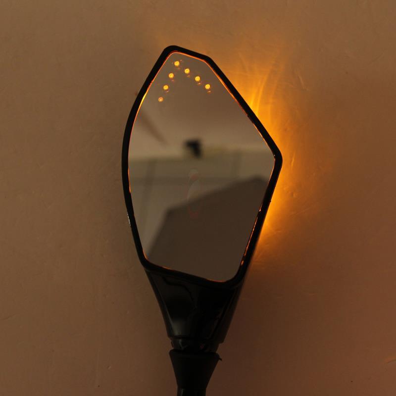 Turn Signal Integrated Mirrors LED light For Honda CBR600RR 2003-2017 ...