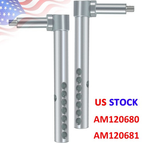 Mower Deck Gauge Wheel Arms for John Deere AM120680 AM120681 48C 54C X ...