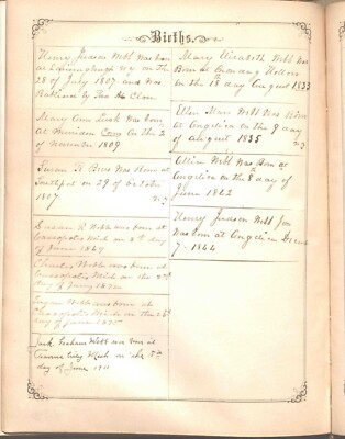 1861 Family Bible for the Webb family (Bible Rescue #502) | eBay