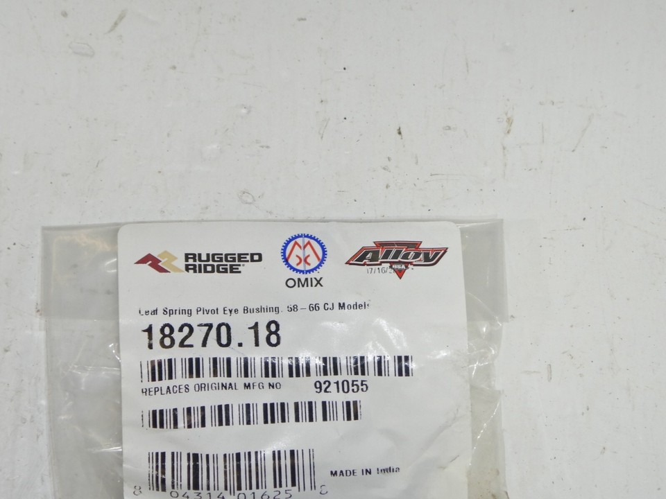 OMIX Jeep CJ CJ5 CJ6 55-75 Leaf Spring Pivot Eye Bushing 18270.18 New ...