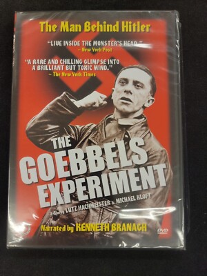 The Goebbels Experiment (DVD, 2004) Joseph Goebbels Documentary WWII ...