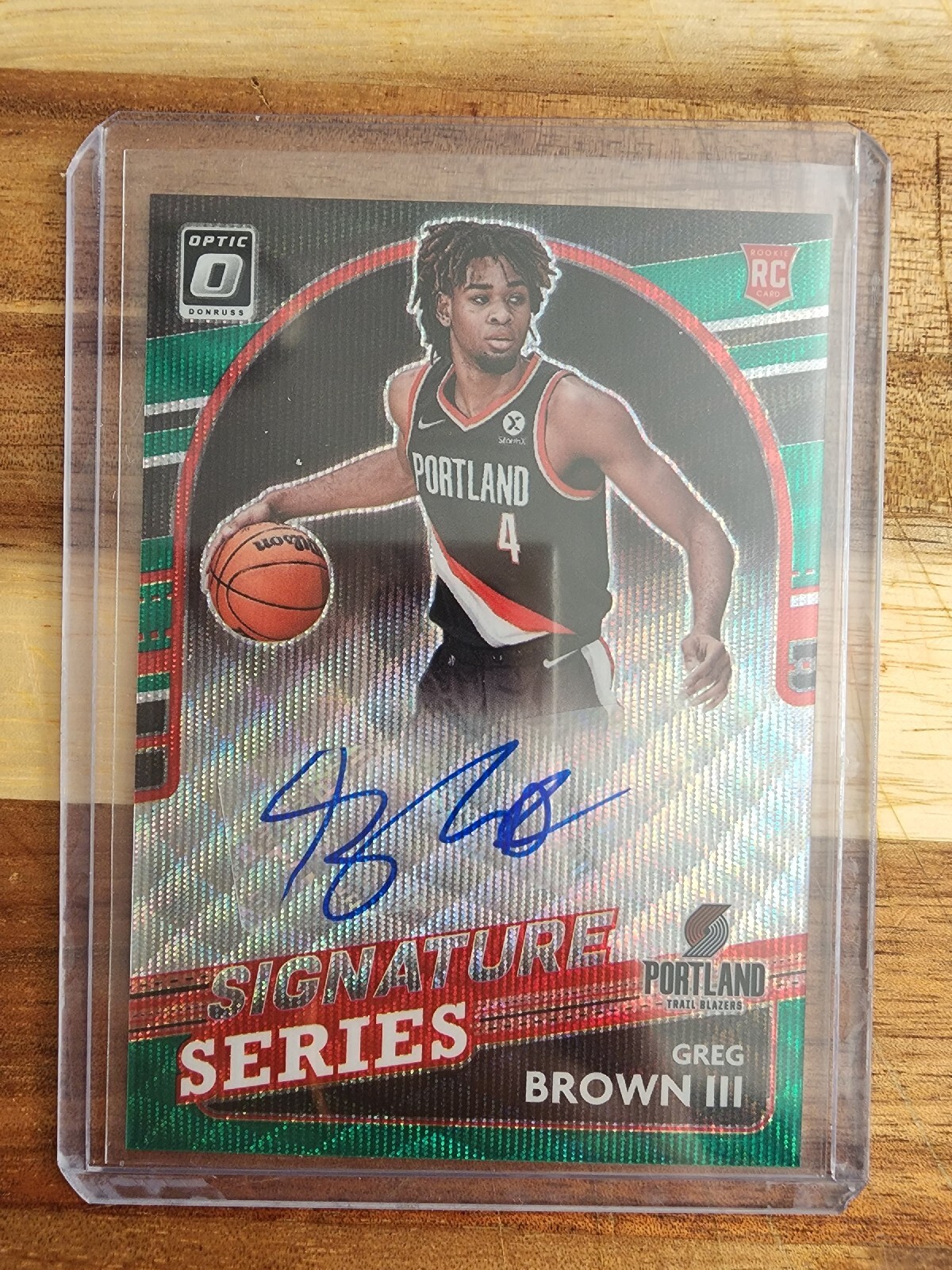 Panini Signature Series Greg Brown III Optic Donruss SS-GBR | eBay