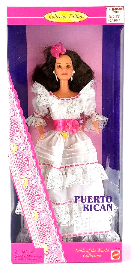 BARBIE Puerto Rican Barbie Doll 1996 Dolls Of The World NIB Mattel ...