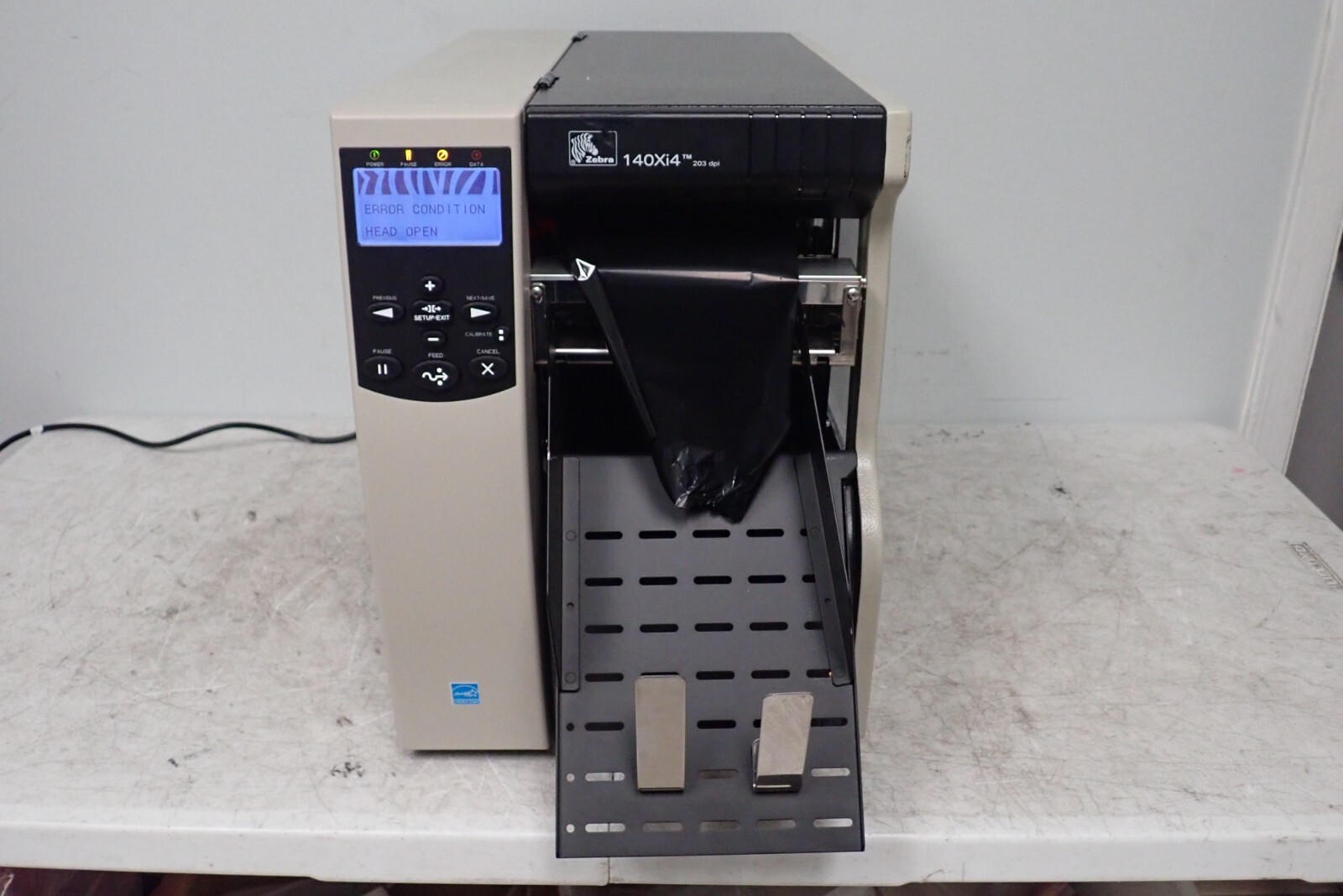 Zebra Model 140Xi4 203 dpi Thermal Transfer Barcode Label Printer 140 ...