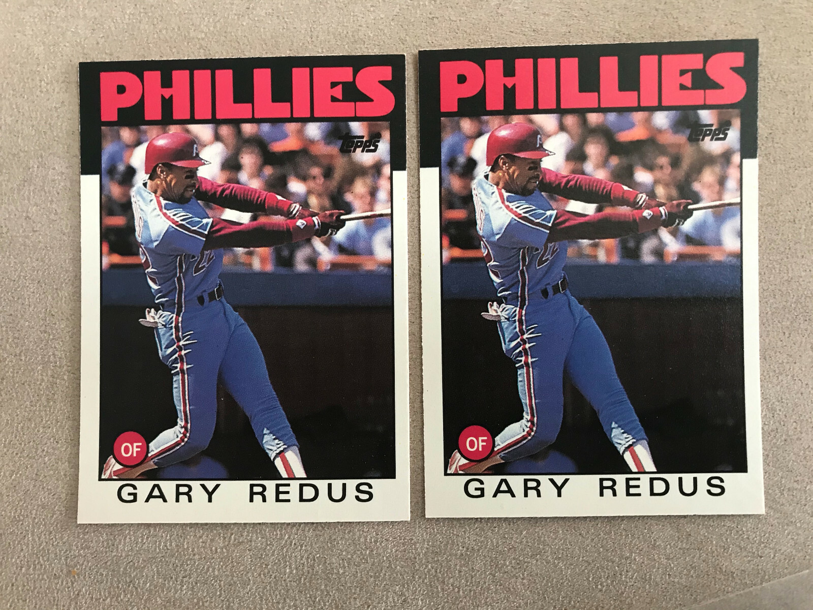 1986 Topps Traded Baseball Card #90T Gary Redus Phillies NM/MT Free ...