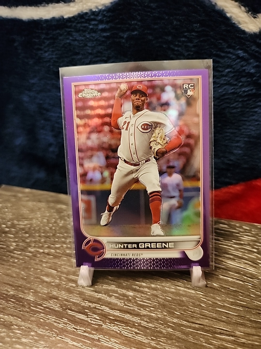2022 Topps Chrome Update Hunter Greene Cincinnati Reds #USC191 Purple ...