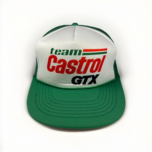 Vintage Team Castrol GTX Snapback Trucker Hat, Green Racing Cap | eBay