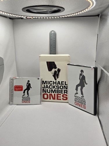 MICHAEL JACKSON Number Ones (CD+DVD Box-set) RARE | eBay