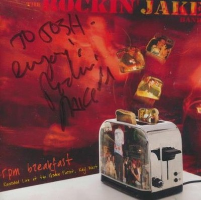 The Rockin' Jake Band: 7pm Breakfast MUSIC AUDIO CD swamp rock! SIGNED ...