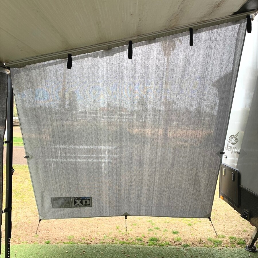 Campsmart XD Caravan Privacy Screen End Wall Side Sun Shade for Roll ...