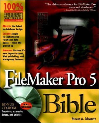 Bible Ser.: FileMaker Pro 5 Bible by Steven A. Schwartz (1999, Trade Paperback) for sale online ...