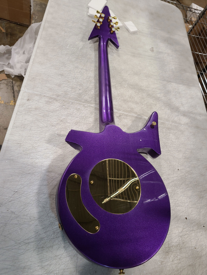 Prince Electric Guitar Gold Pickguard and Hardware Purple | eBay