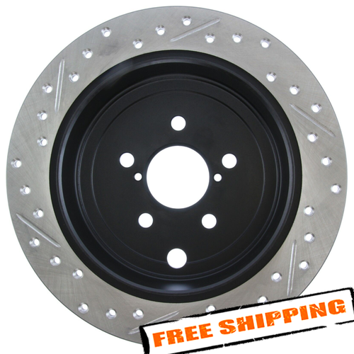 StopTech 127.47029L Drilled & Slotted Rear Brake Rotor for 13-14 Subaru ...