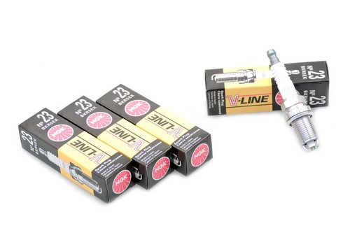 4x NGK 4483 Zündkerze V-LINE NR 23 für Citroen Opel Peugeot Renault ...