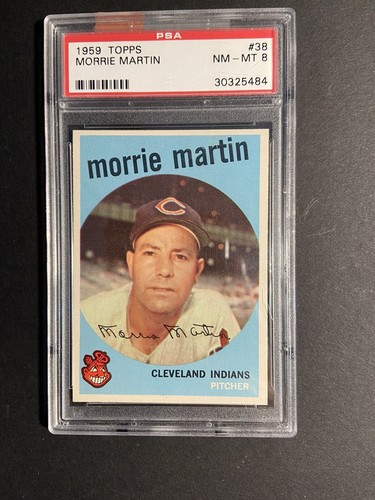 Topps 1959 morrie martin psa8 | eBay