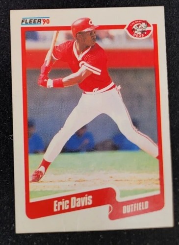 1990 Fleer Baseball Card #417 Eric Davis Cincinnati Reds | eBay
