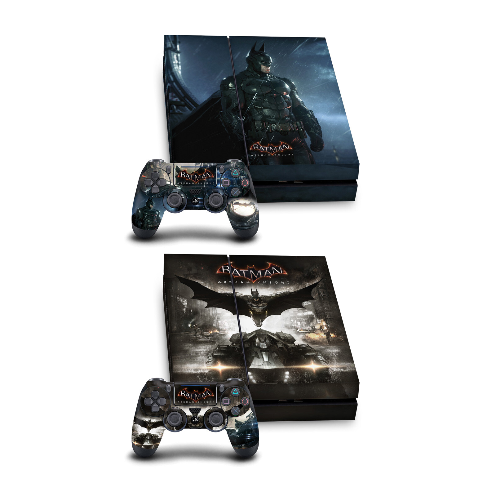 BATMAN ARKHAM KNIGHT GRAPHICS VINYL SKIN DECAL FOR SONY PS4 CONSOLE ...