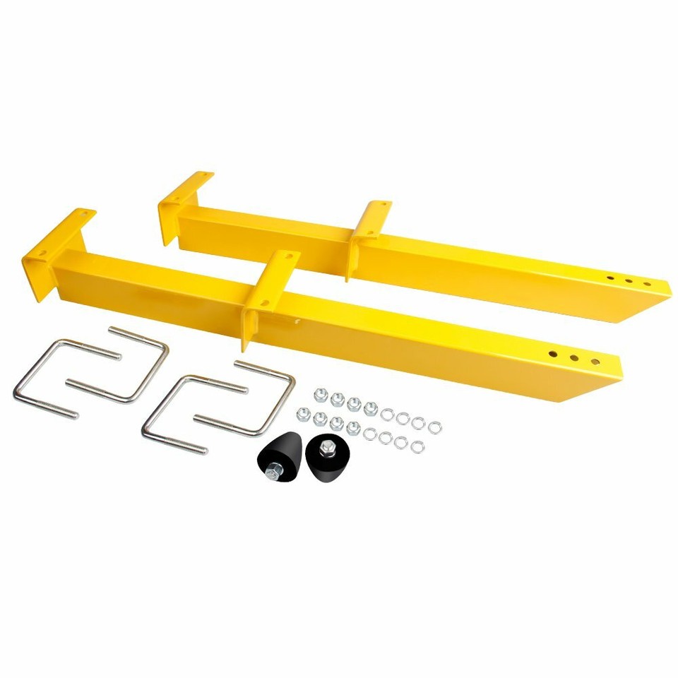 Pair Universal Adjustable Leaf Spring Traction Bars 28" For Ford Chevy ...