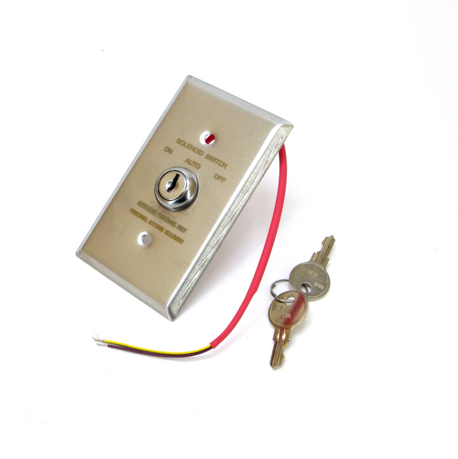 Keyed 3 Position Switch with Cover plate. Low voltage. NEW 060651A | eBay