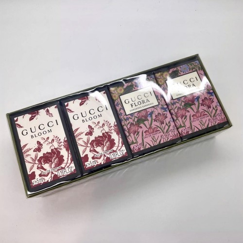 Gucci Mini Set 2 x Gucci Bloom, 2 x Gucci Flora Gorgeous Gardenia NIB ...