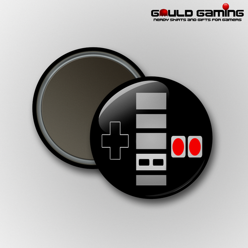 NES Controller Magnet Buttons Badge 1.25in Retro Old School Gamer SNES ...