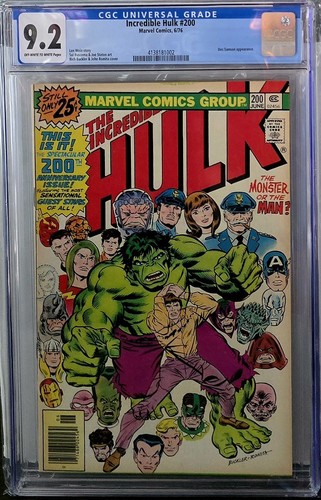 The Incredible HULK #200 CGC 9.2 Graded Comic Book SEE OUR OTHER ...