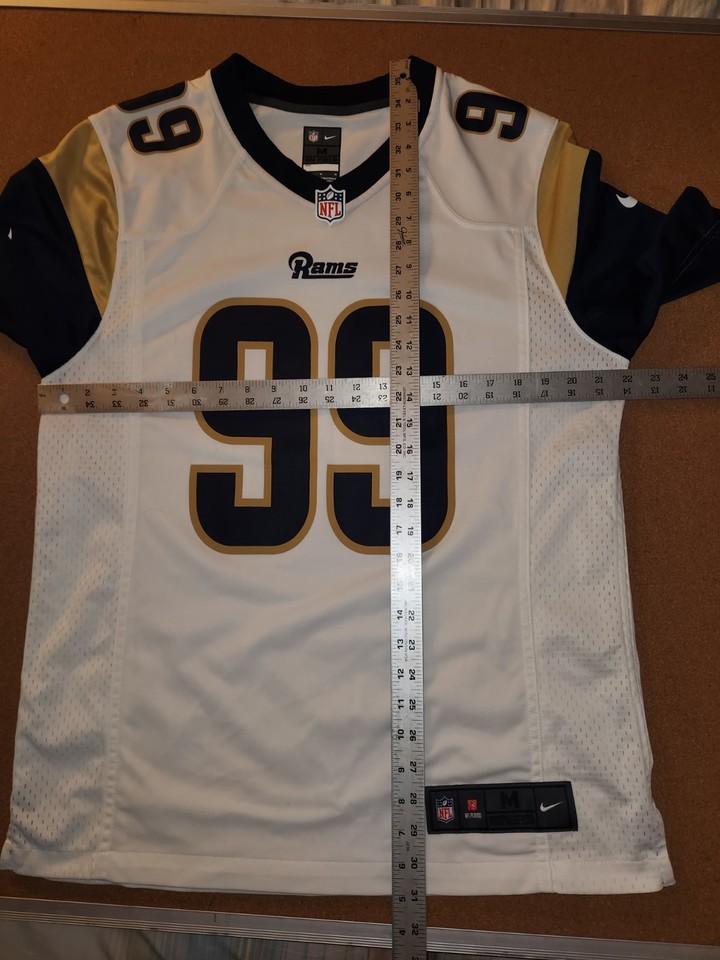 AARON DONALD #99 LOS ANGELES RAMS ROAD AWAY REPLICA GAME FOOTBALL ...