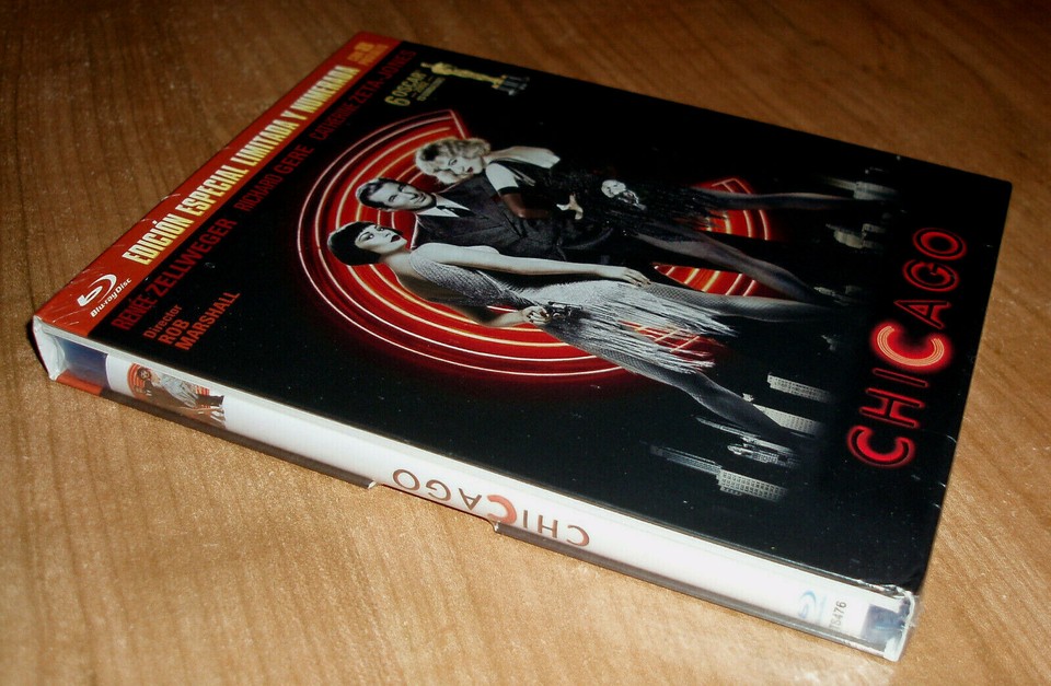 Chicago Limited Edition Numbered Blu-Ray + 8 Postcards New (Unopened) A ...