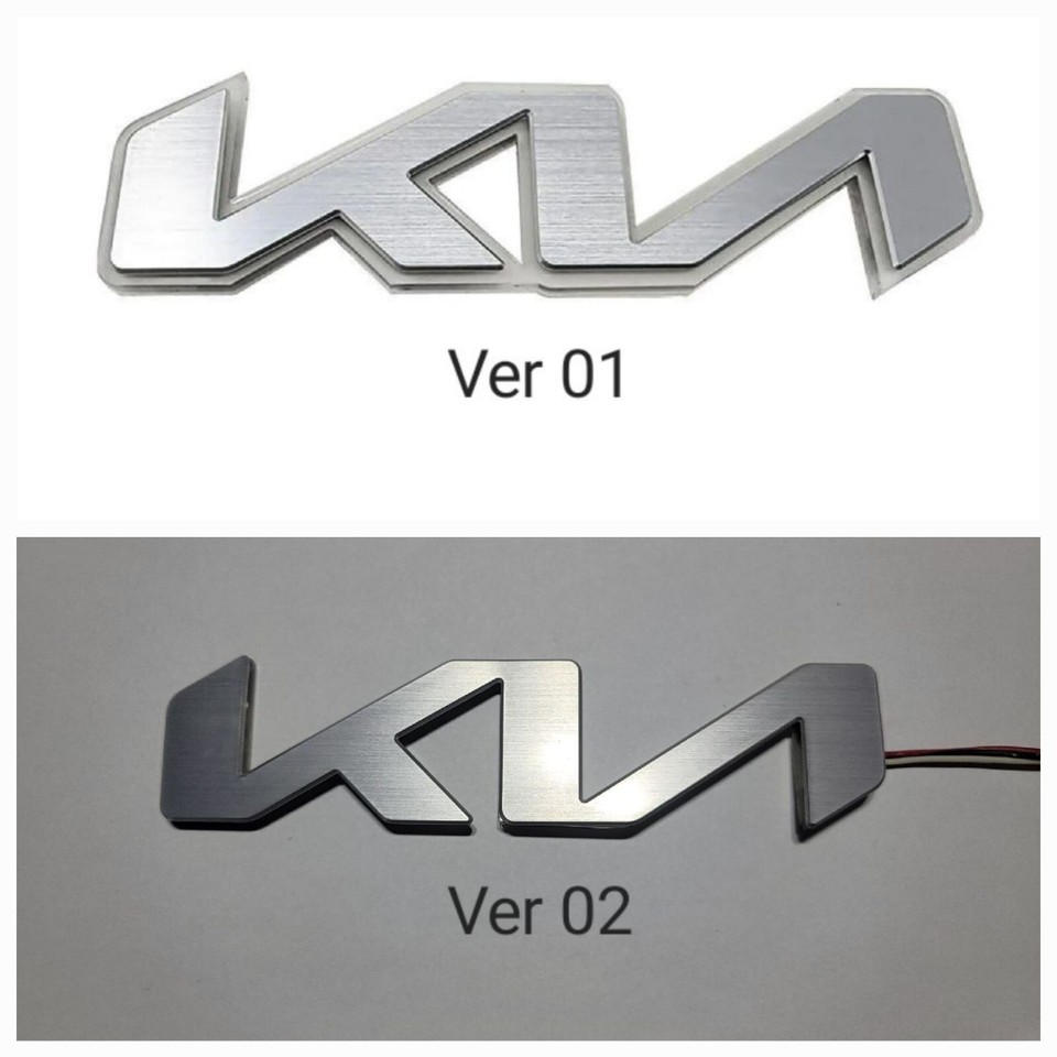 Kia Logo fit genuine, matte black, 2way LED Emblem Front & Rear EV9 22 ...