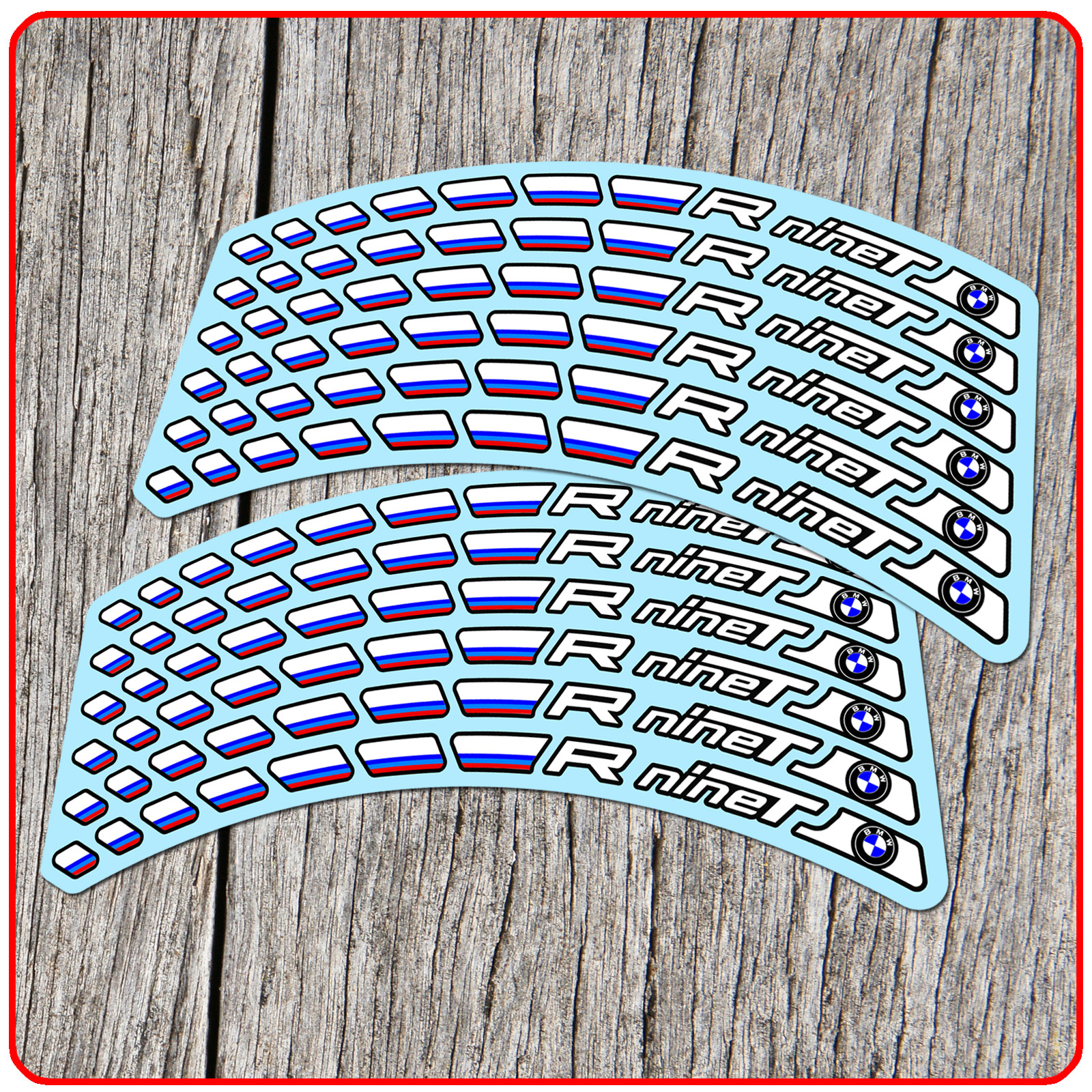 BMW R NINET wheel rim stickers decals - 20 colours - scrambler pure ...