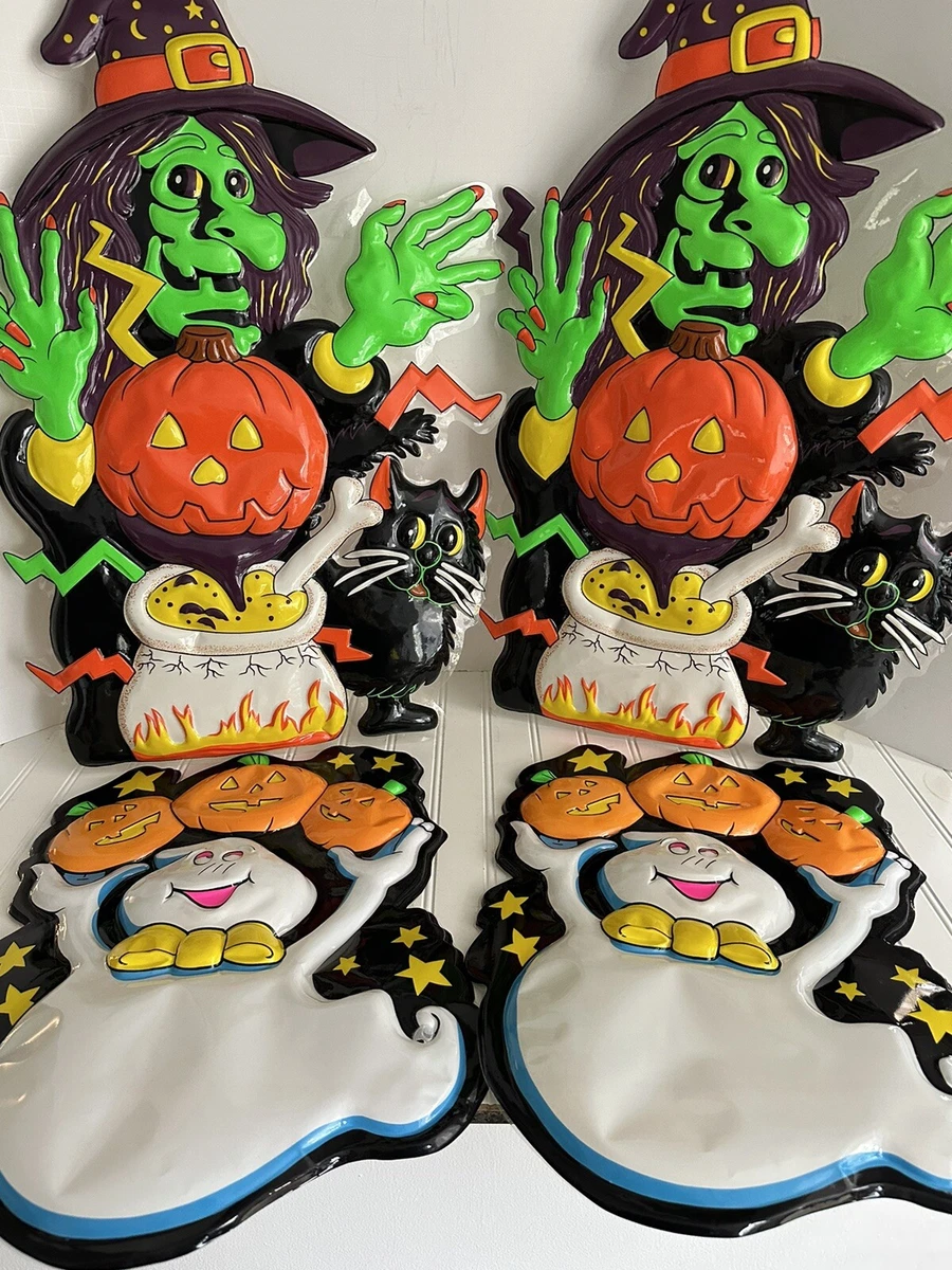 Vintage Halloween Decorations Plastic
