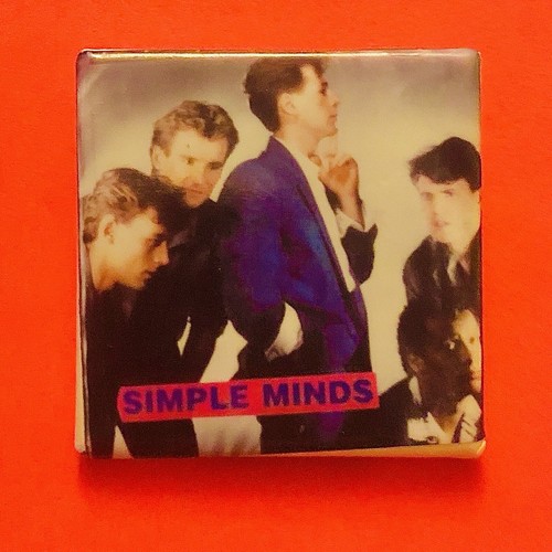 SIMPLE MINDS Pin New Wave Band pin Pinback Button Badge Vintage 80s ...