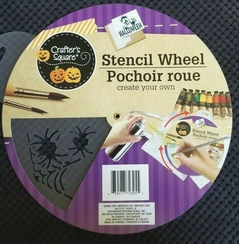 Halloween Stencil Wheel DIY Create Your Own Decorations ART Crafters | eBay