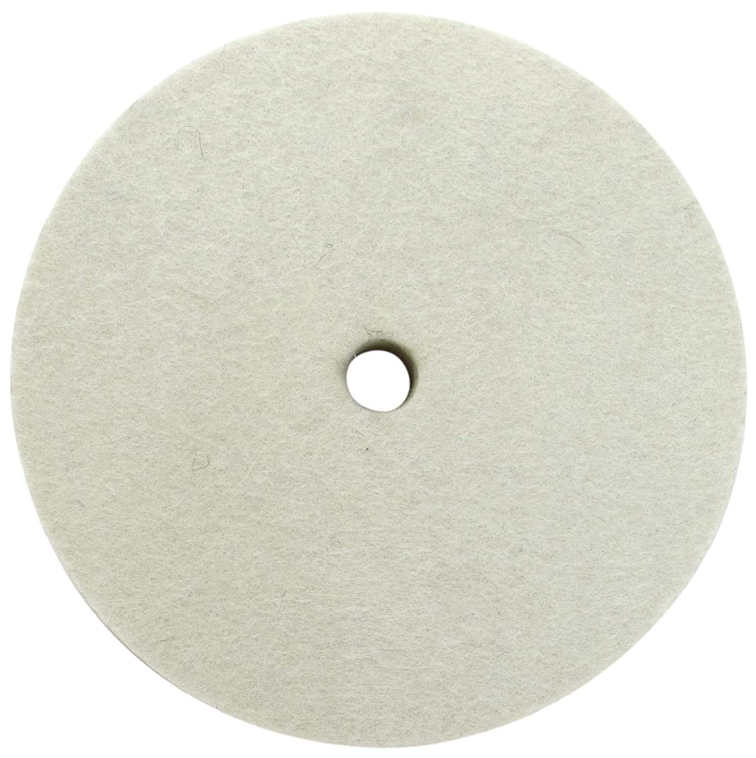 6" Felt Buffing Wheel for Bench Grinder Extra Thick Hard Firm Steel ...